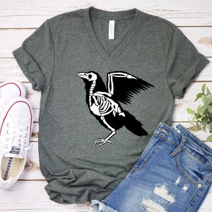 Bird Skeleton SVG, Raven Bird Bones SVG, Halloween Bird Skeleton SVG ...