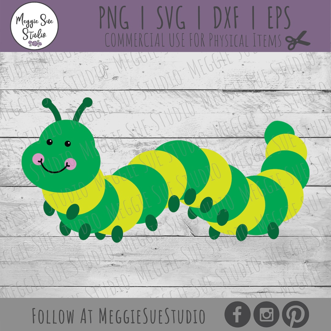 Cartoon Caterpillar SVG, Caterpillar SVG, Caterpillar Cartoon SVG ...