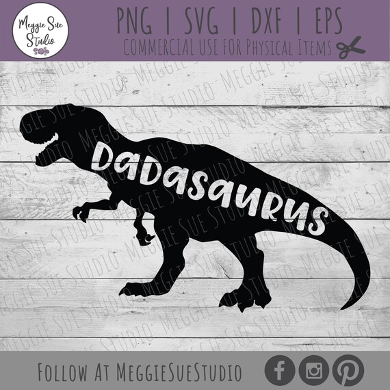 Dadasaurus SVG Dad Dinosaur SVG Dada SVG Tyrannosaurus Dad | Etsy Australia