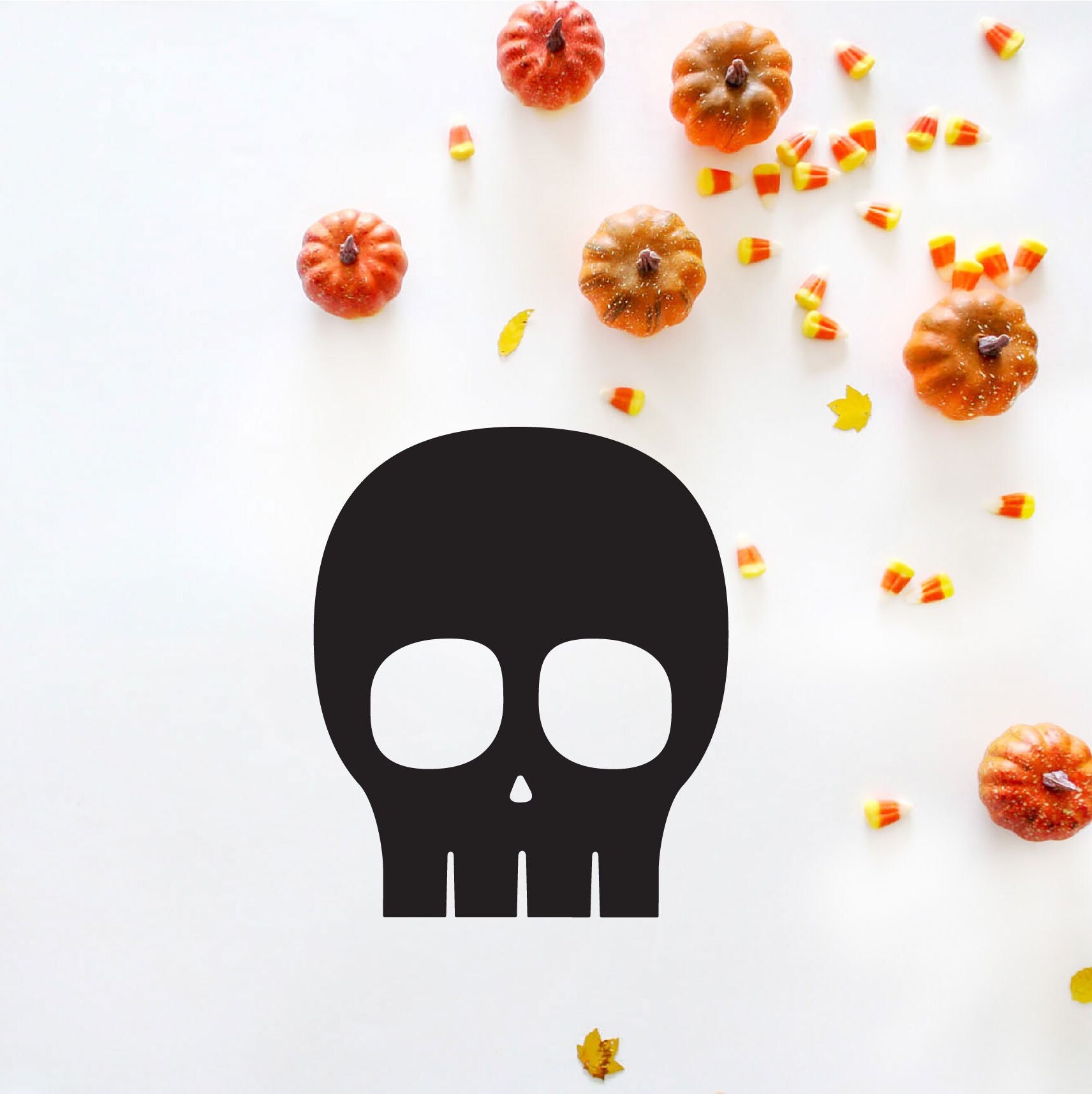 Simple Skull SVG Cute Skull Graphic SVG Gothic Skull Design - Etsy ...