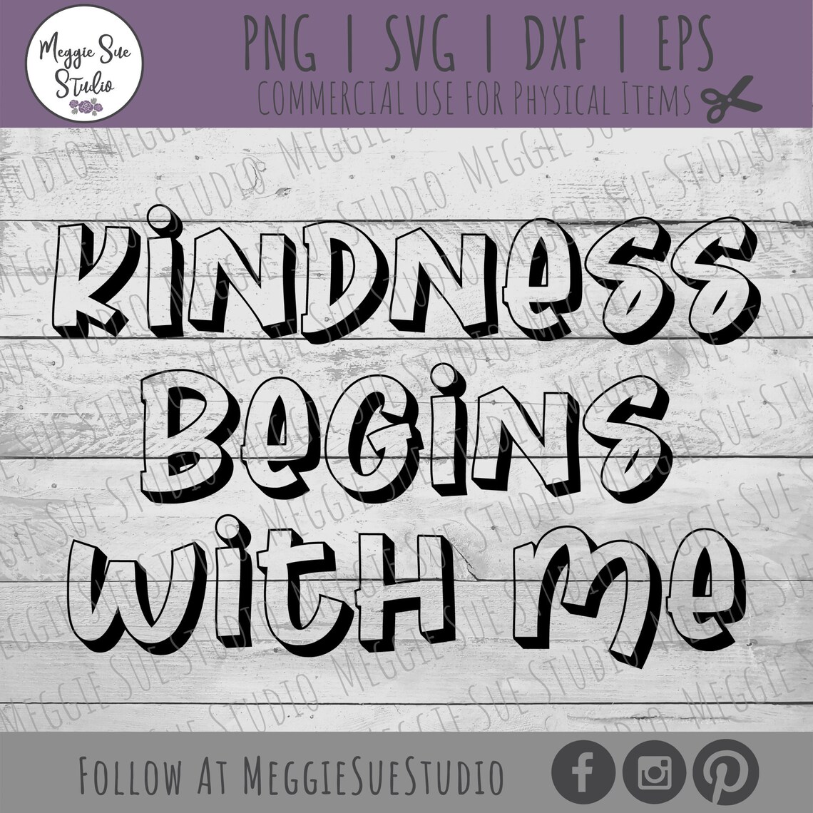 Kindness Begins With Me SVG Kindness SVG Kindness Begins - Etsy