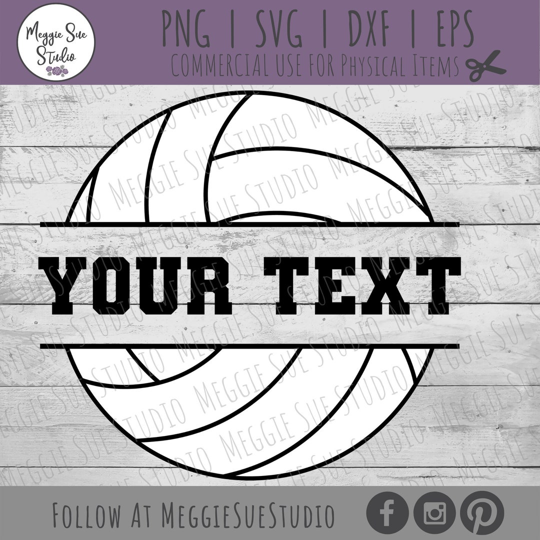 Custom Volleyball SVG, Volleyball Graphic SVG, Volleyball Clipart Cut ...