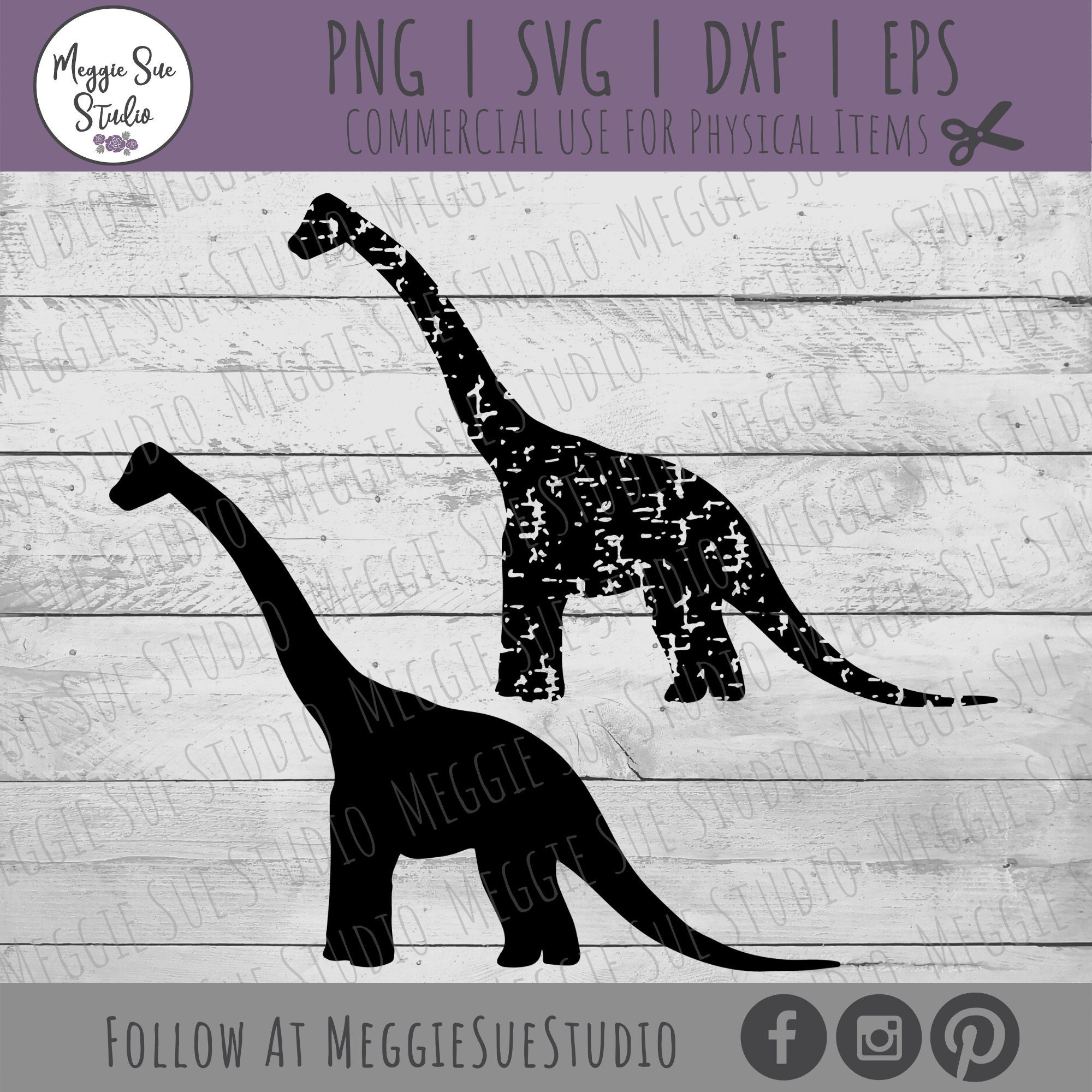 Brachiosaurus SVG Brachiosaurus Silhouette SVG Brachiosaurus | Etsy
