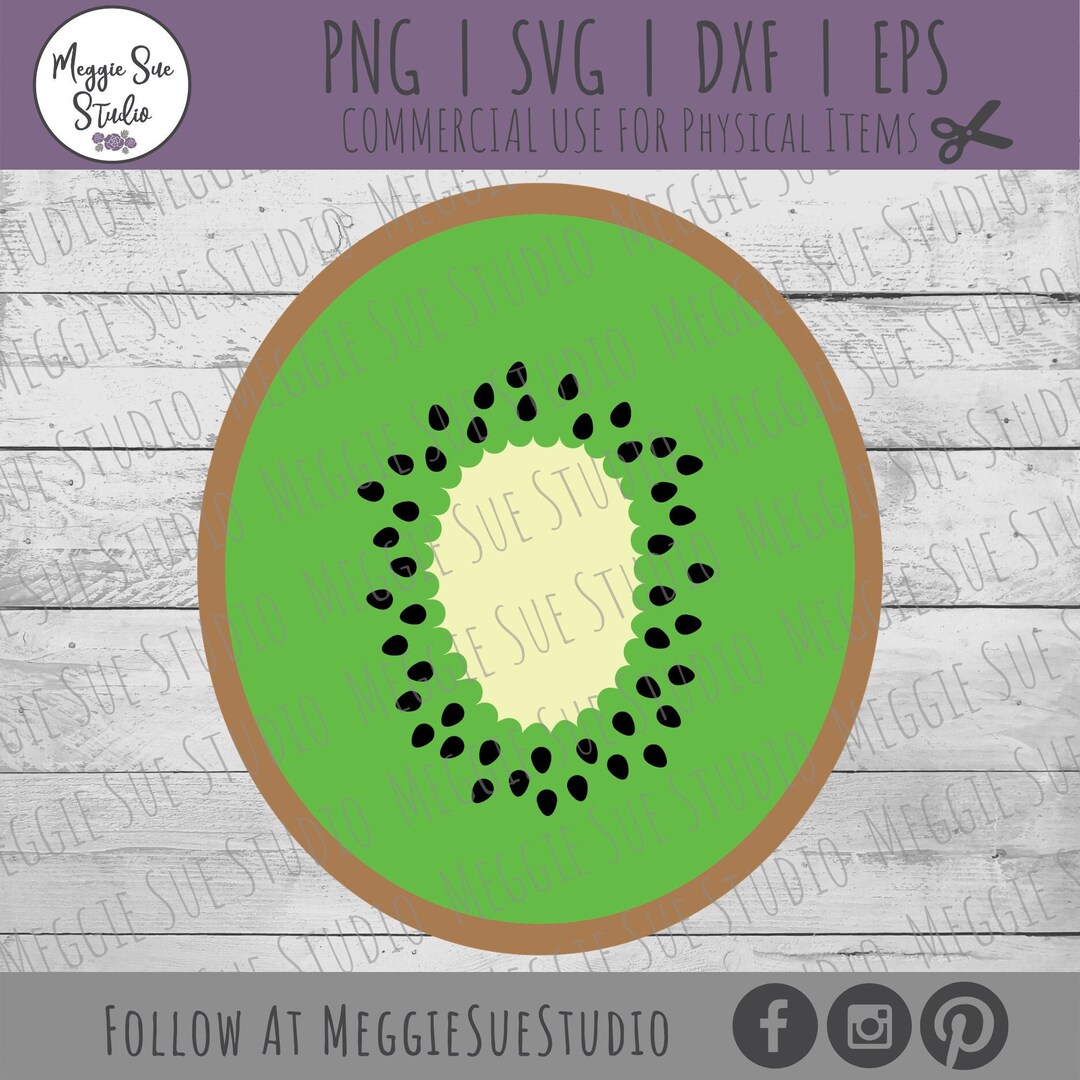Kiwi SVG, Kiwi Fruit SVG, Kiwi Clipart SVG, Kiwi Fruit Slice Svg ...
