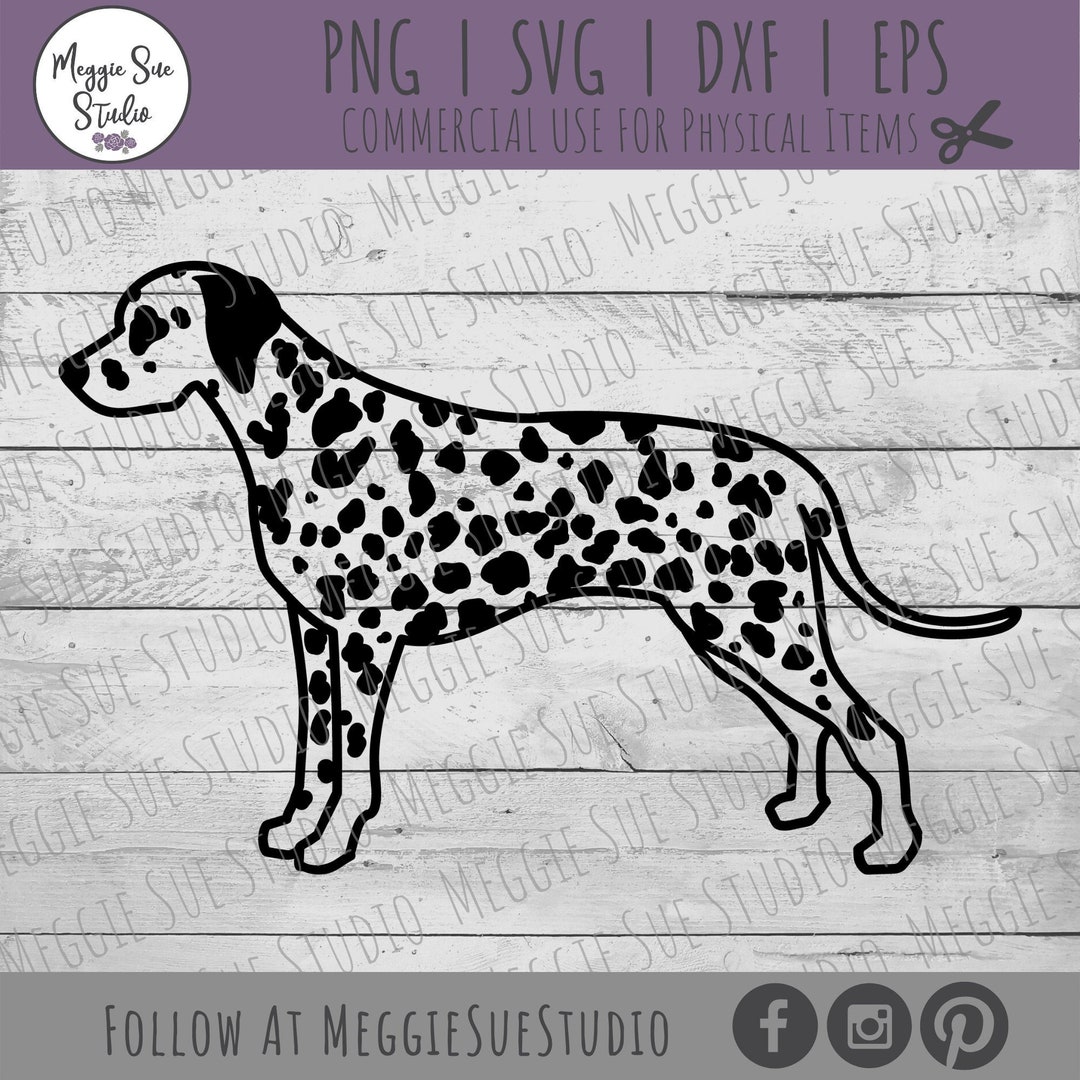 Dalmatian SVG, Spotted Dalmatian SVG, Dalmatian Dog SVG, Dalmatian ...