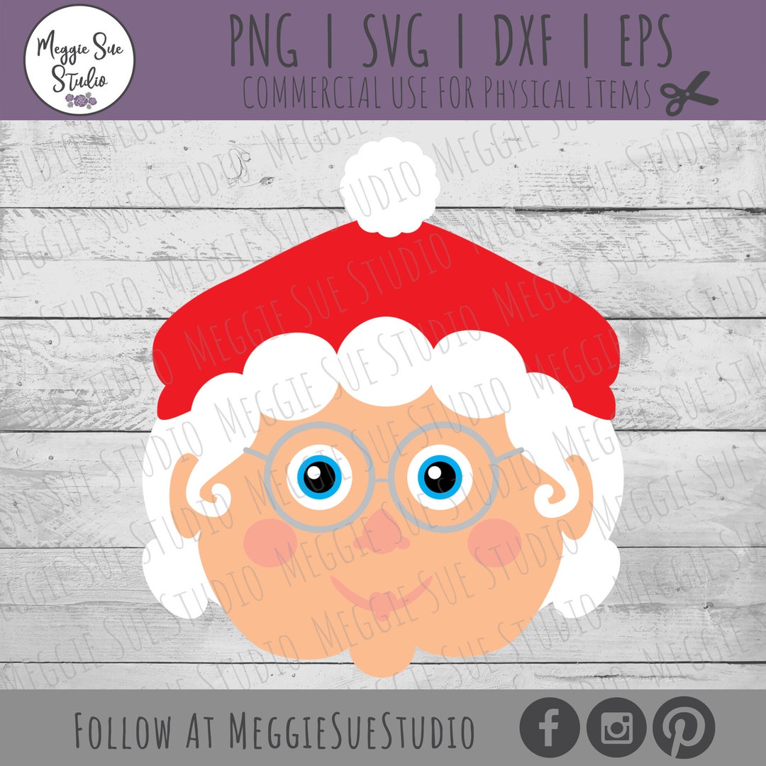 Mrs. Clause SVG, Mrs. Santa Clause SVG, Mother Christmas SVG, Mrs ...