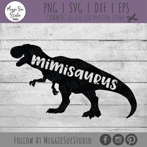 Mimisaurus SVG Mimisaurus Rex SVG Dinosaur Mimi SVG Grandma | Etsy Ireland