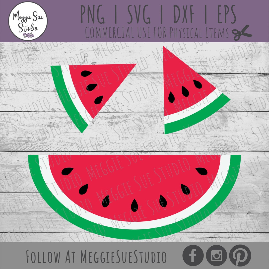 Watermelon SVG, Watermelon Slices SVG, Watermelon Fruit SVG, Watermelon ...