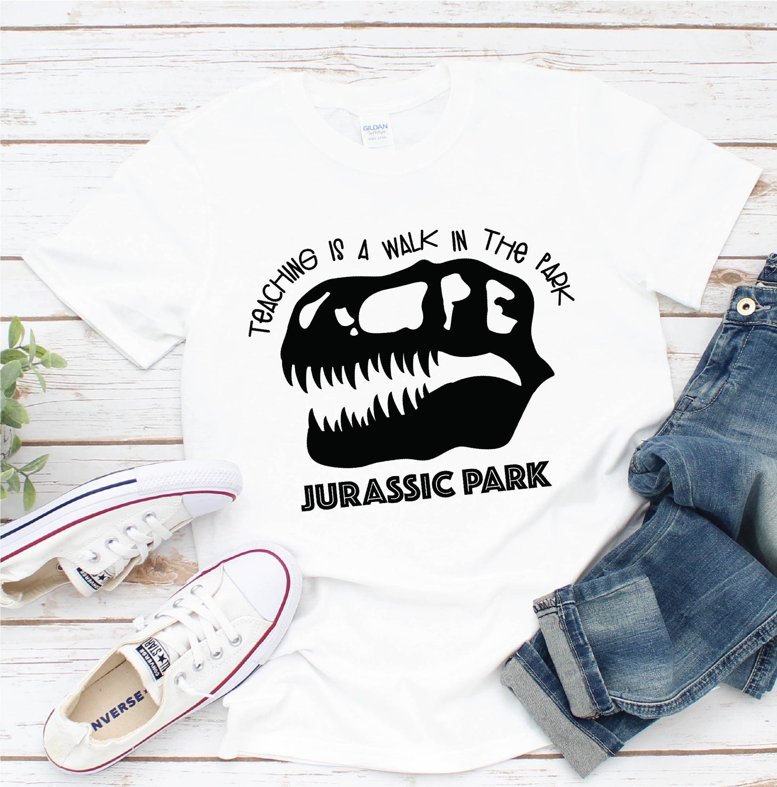 Teaching is a Walk in the Park Jurassic Park SVG Teaching - Etsy