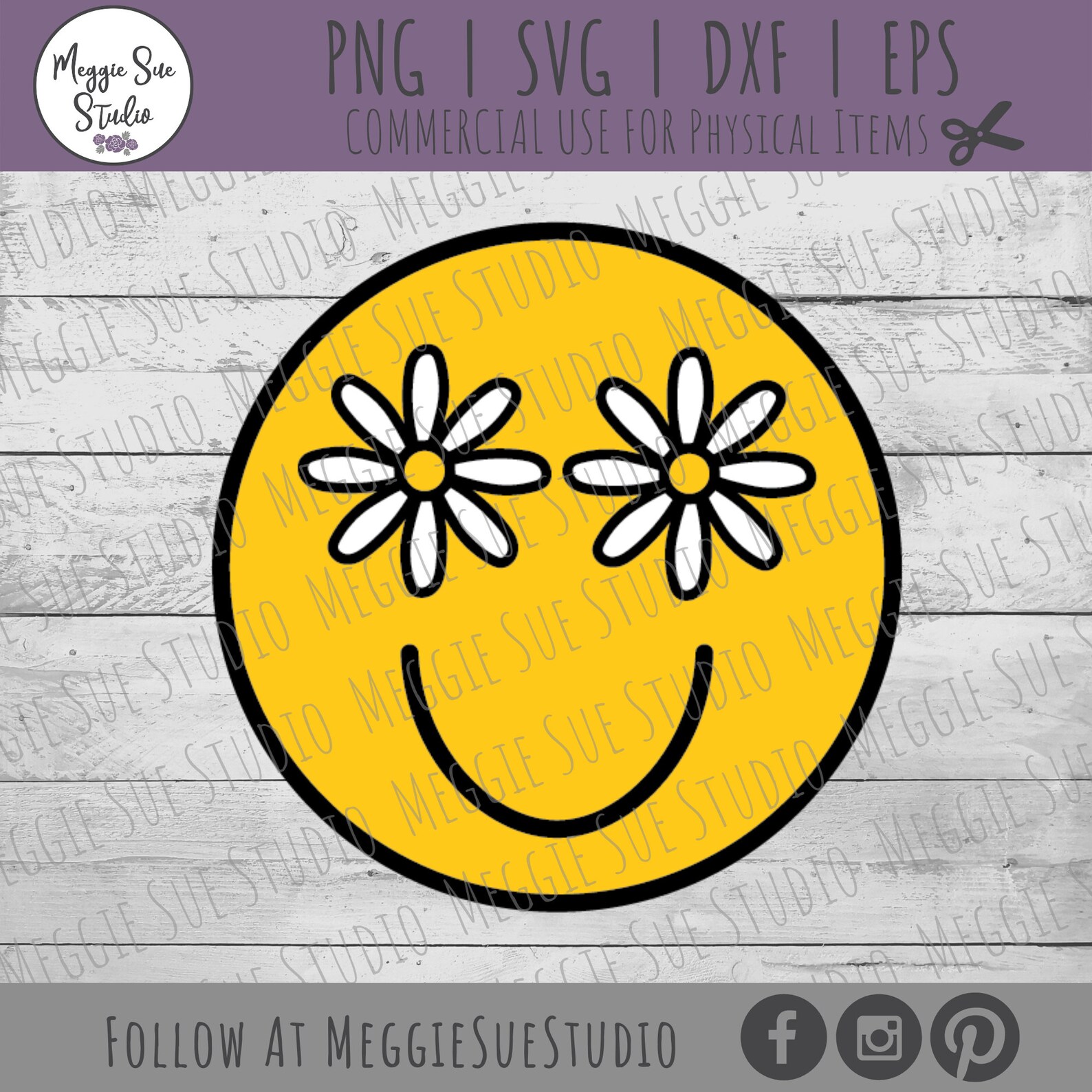 Groovy Smiley Daisy Peace Bundle SVG Smiley Face Hippy SVG - Etsy