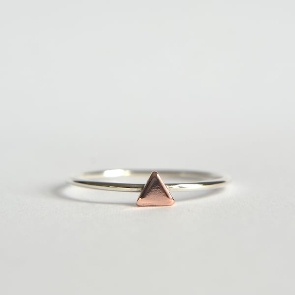 Triangle Ring - Etsy UK
