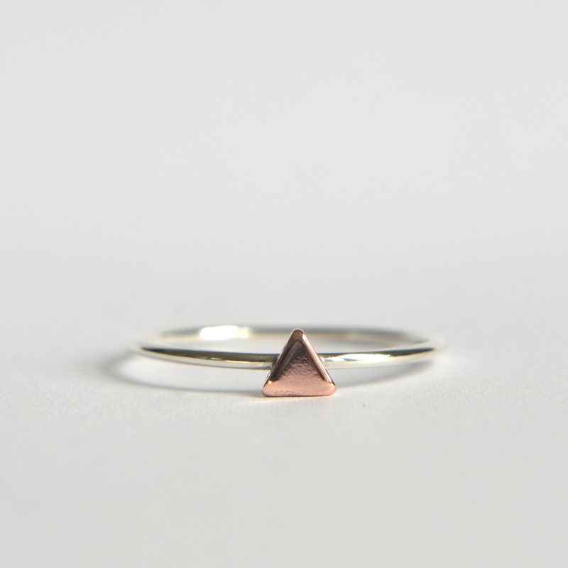 Triangle Ring - Etsy UK