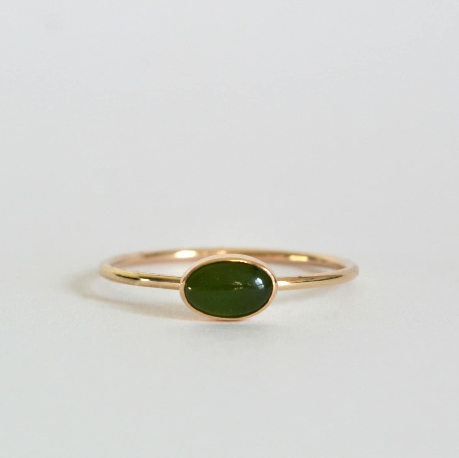 Jade Ring Oval Jade Ring Gold Jade Ring Jade Ring Oval | Etsy