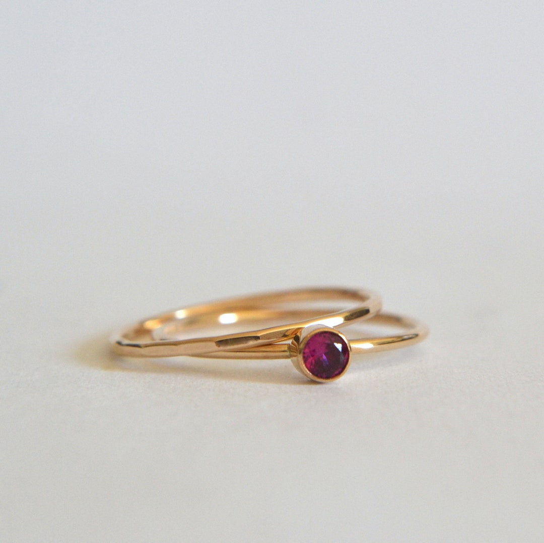 Gold Ruby Ring, Ruby Ring Gold, Ruby Gold Ring, Ruby Ring, Dainty Ring ...