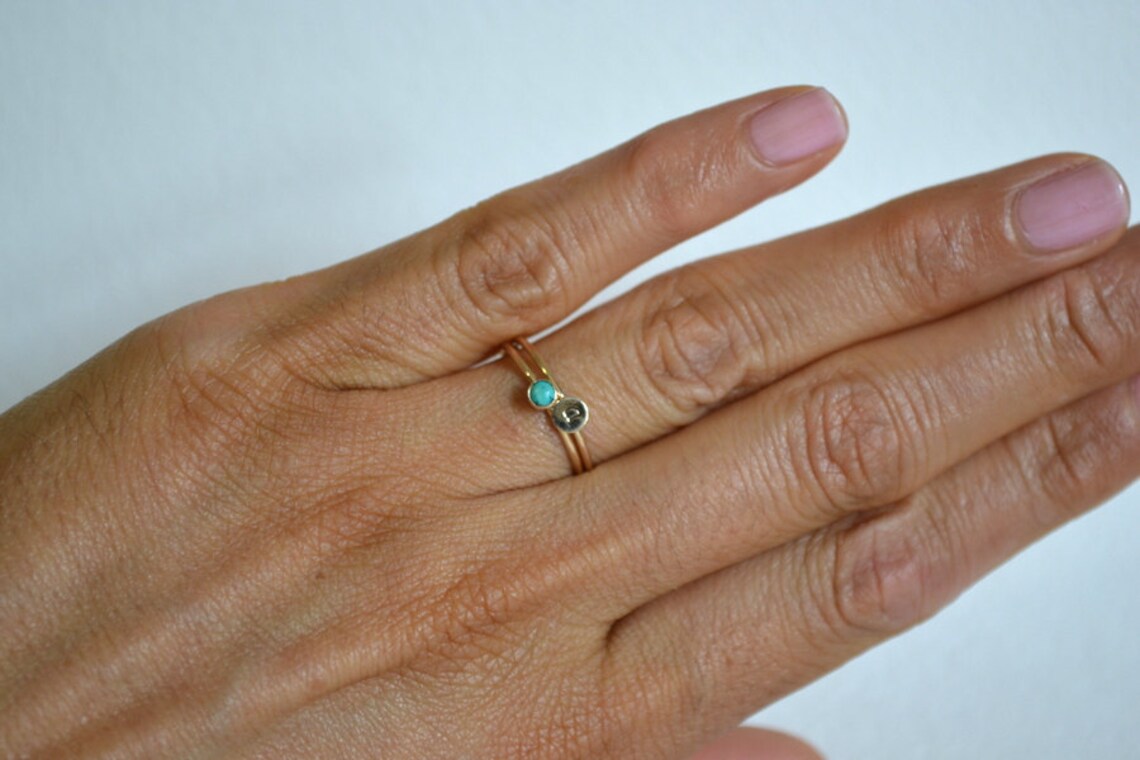 Gold Turquoise Ring Turquoise Ring Turquoise Ring Gold - Etsy