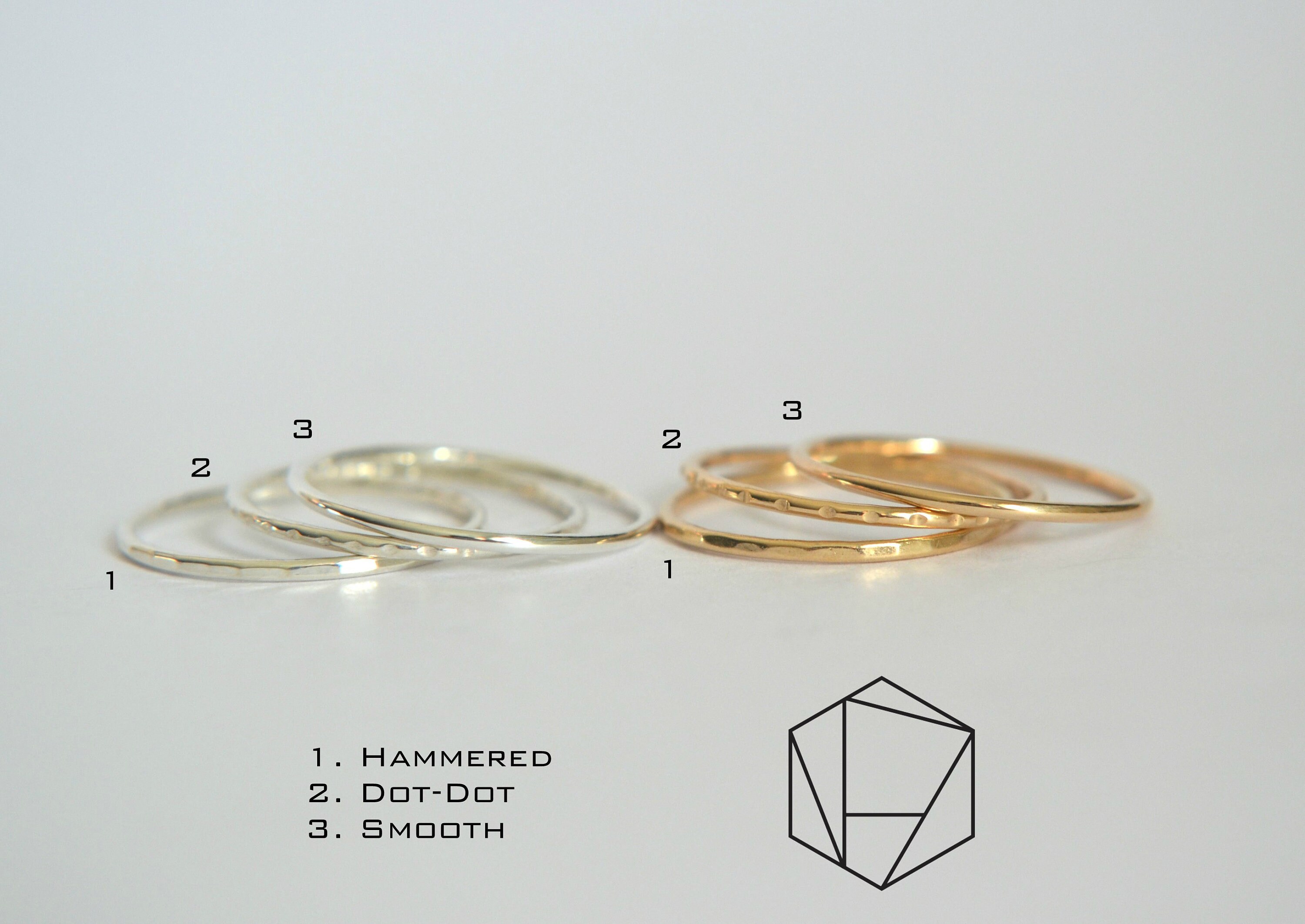 Gold Stacking Ring Gold Stacking Bands Gold Stackable Rings - Etsy