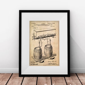 Beer Gift Beer Print Bar Decor Vintage Beer Sign Beer Art - Etsy