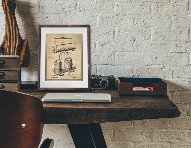 Beer Gift Beer Print Bar Decor Vintage Beer Sign Beer Art - Etsy