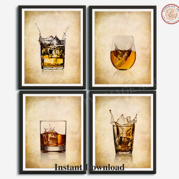 Whiskey Poster - Etsy