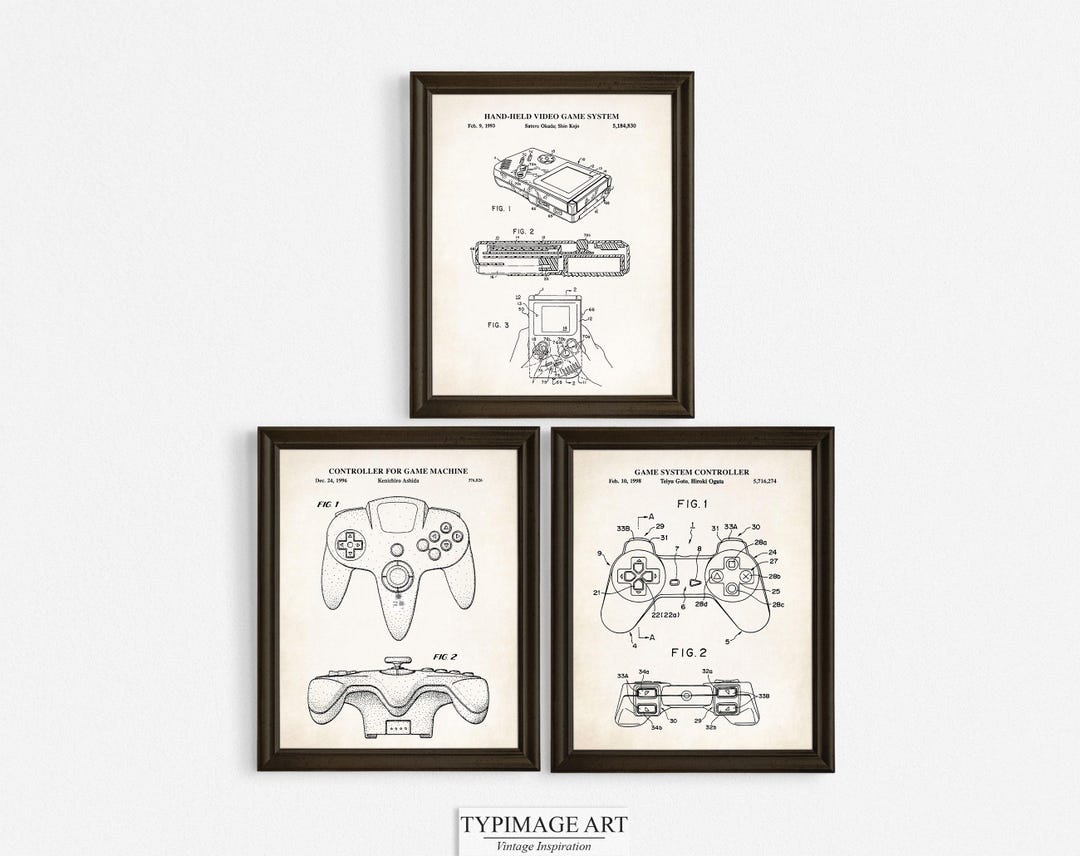 Video Game Wall Art, Boys Room Prints, Gamer Wall Decor, Game Room ...