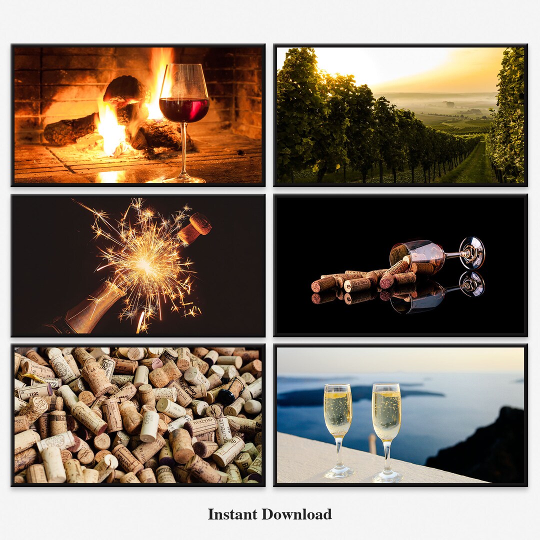 Wine Lover TV Screensaver Art for Samsung TV Wine Lover Screensaver ...