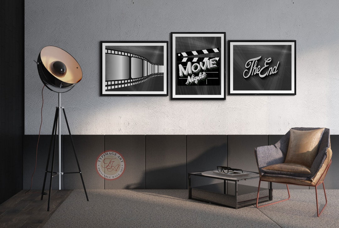 Film Noir Movie Night Film Decor Home Theater Decor Movie - Etsy Canada
