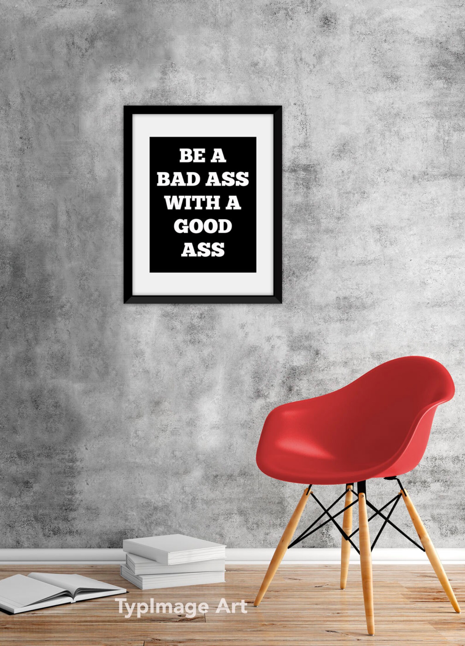 Bad Ass Fitness Poster Gym Poster Workout Motivation - Etsy