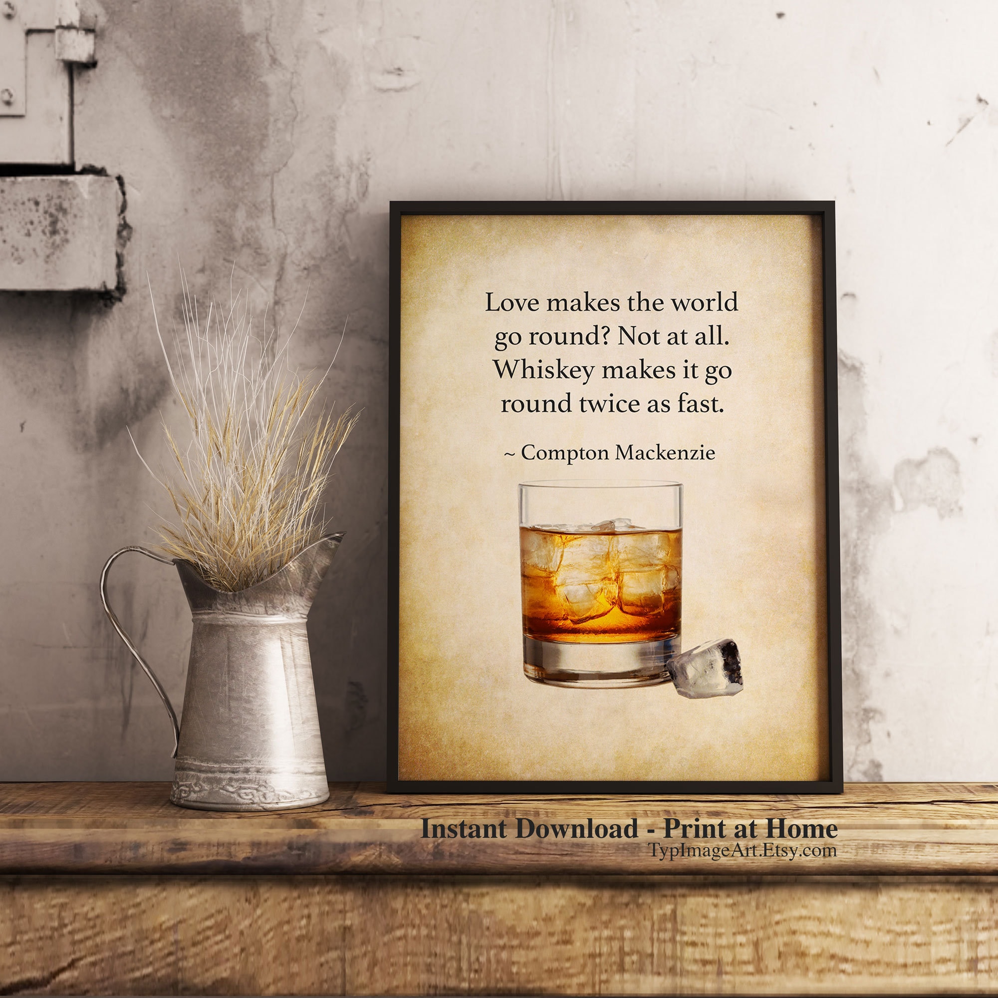 Scottish Pub Quotes Get Out Of My Pub! British Funny Quote Print,
