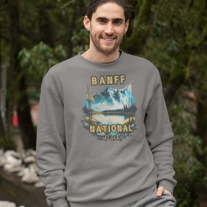 Travel Sweatshirt, Banff National Park, Banff Vacation Shirt, National ...