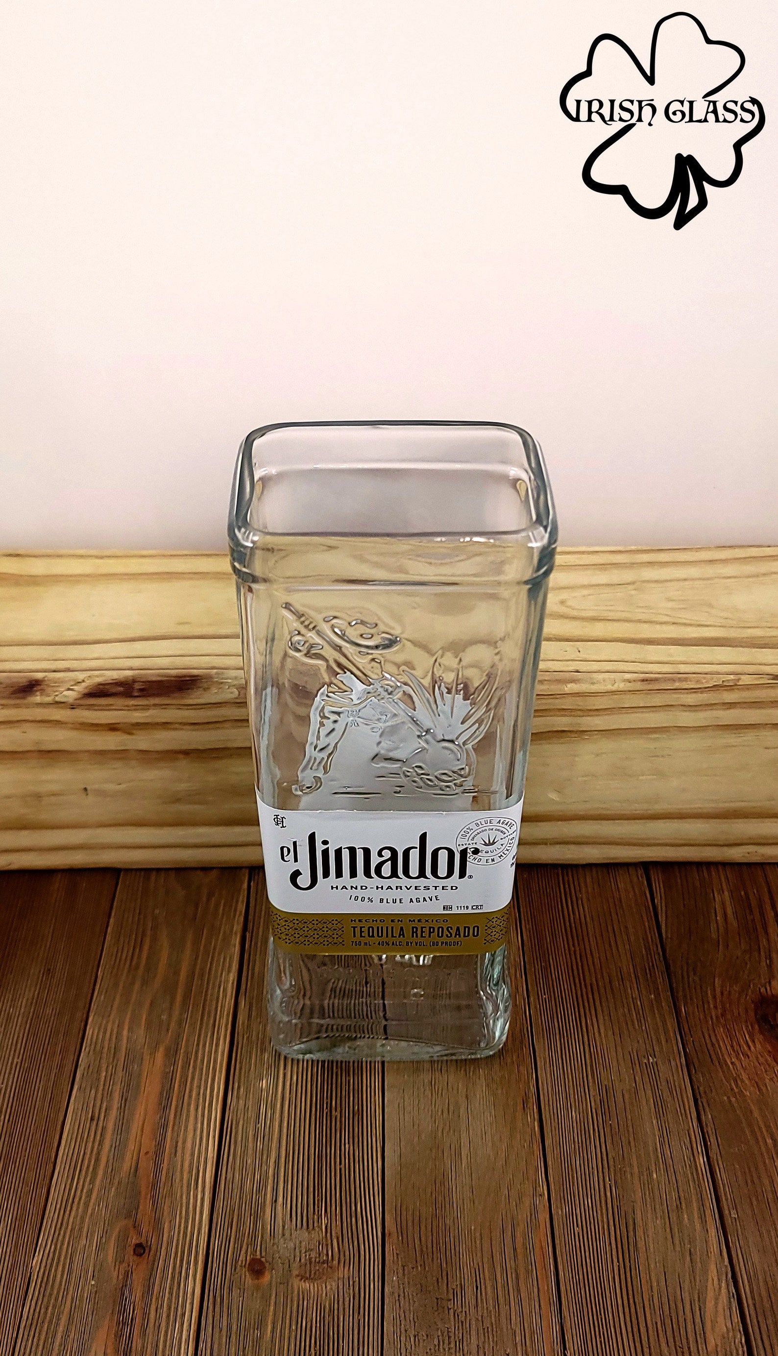 Vase Made From 750ml Tequila Resposado Bottle - Etsy