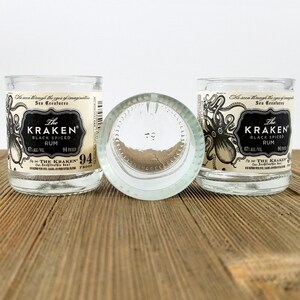 Rum Shot Glass Made From Kraken Miniature Bottles - Etsy