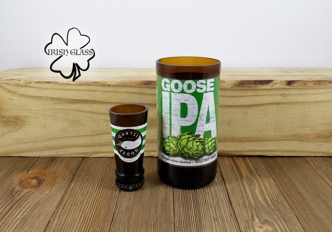 Handcrafted Beer Bottle Glasses and Shot Glasses - Perfect Gift for ...