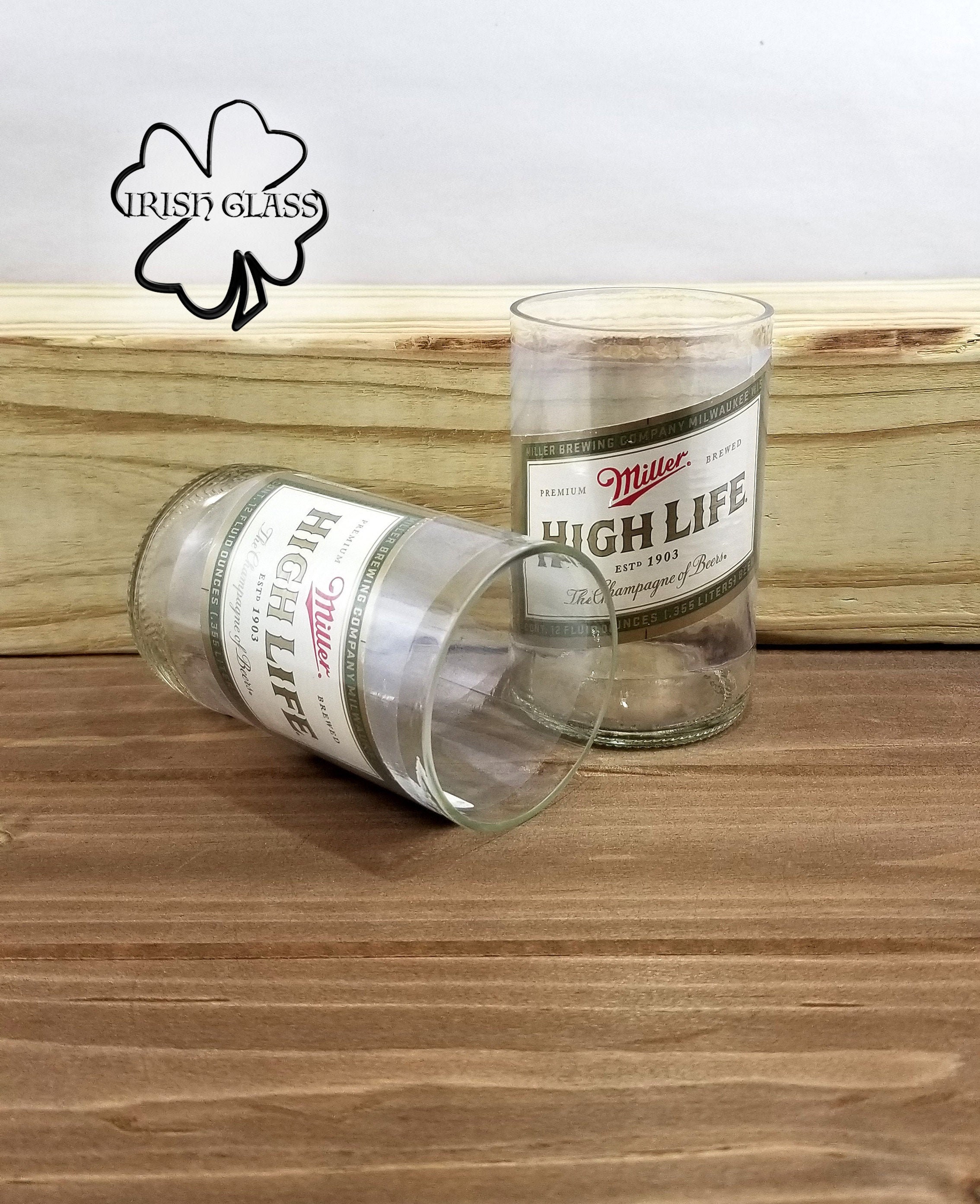 Beer Lover Gift: Handcrafted Repurposed Bottle Into Glasses and Shot ...