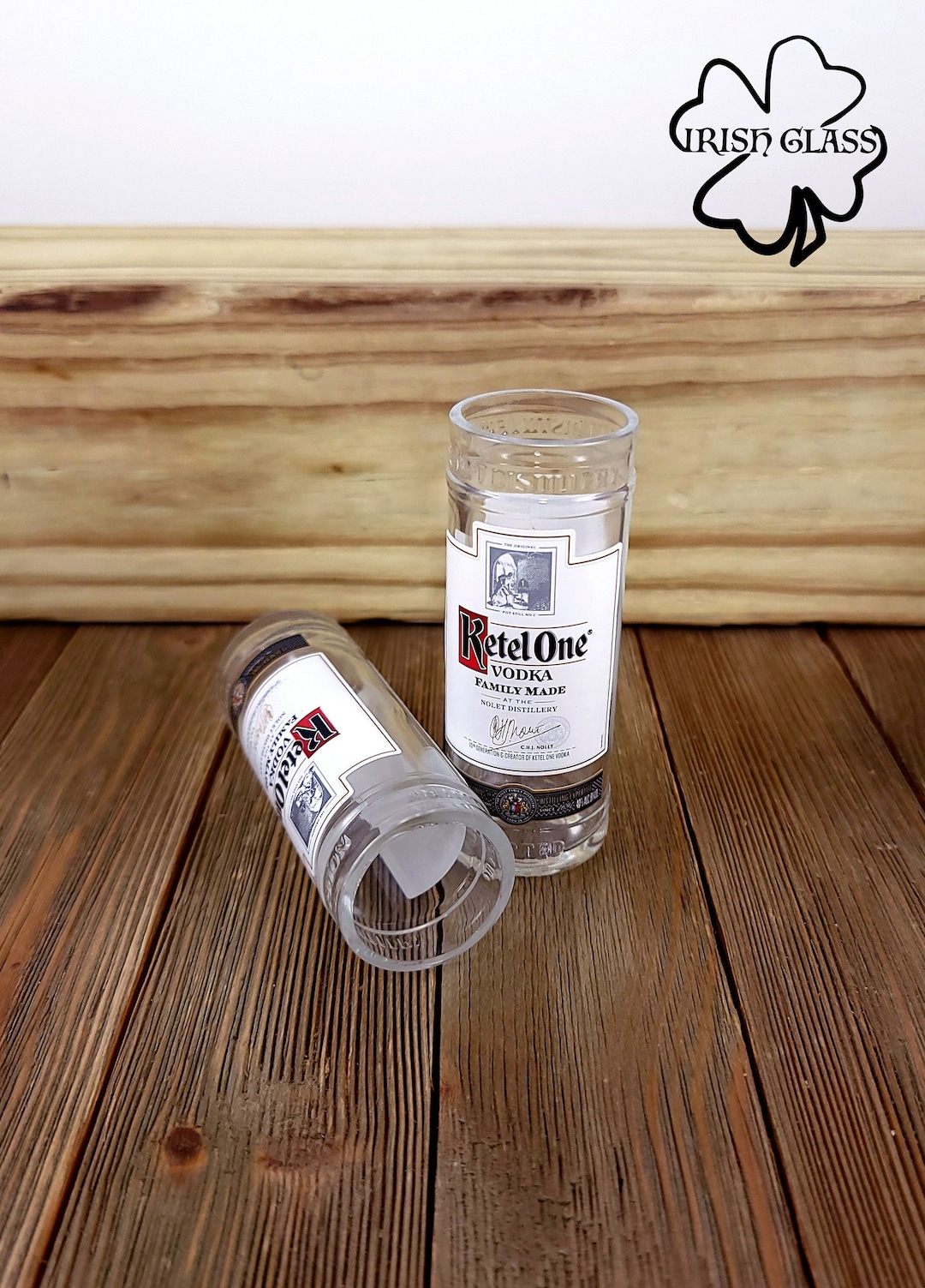 Shot Glasses Made From 50ml Miniature Ketel One Vodka Bottles - Etsy