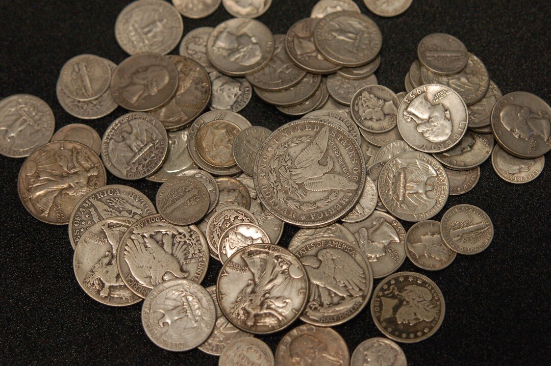 Mixed Lot of 90% U.S. Silver Coins! - Etsy