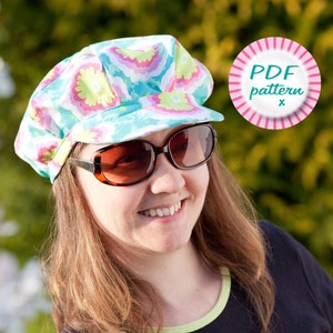 Baker boy hat sewing pattern Newsboy cap sewing pattern | Etsy