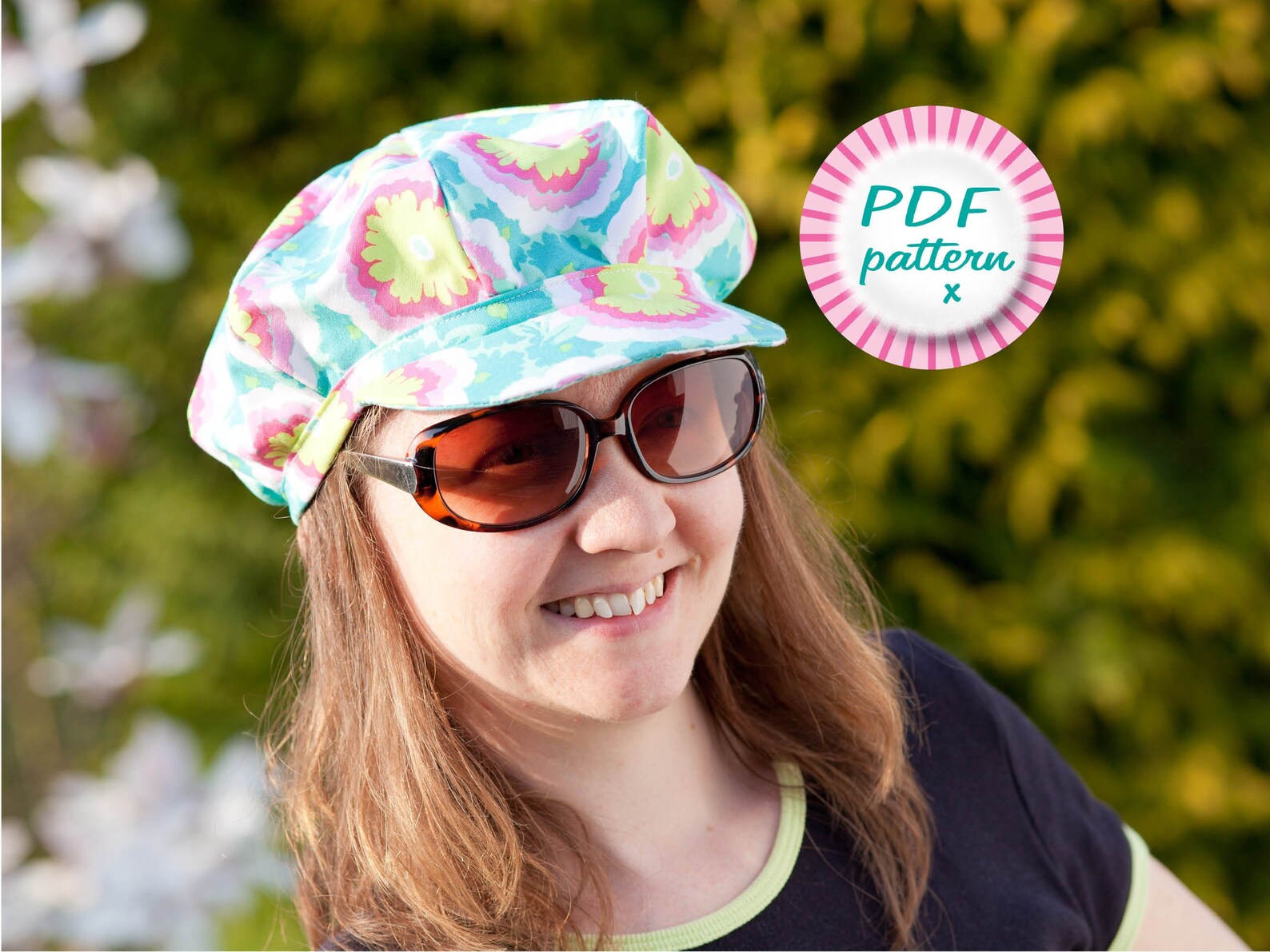 Baker boy hat sewing pattern Newsboy cap sewing pattern | Etsy