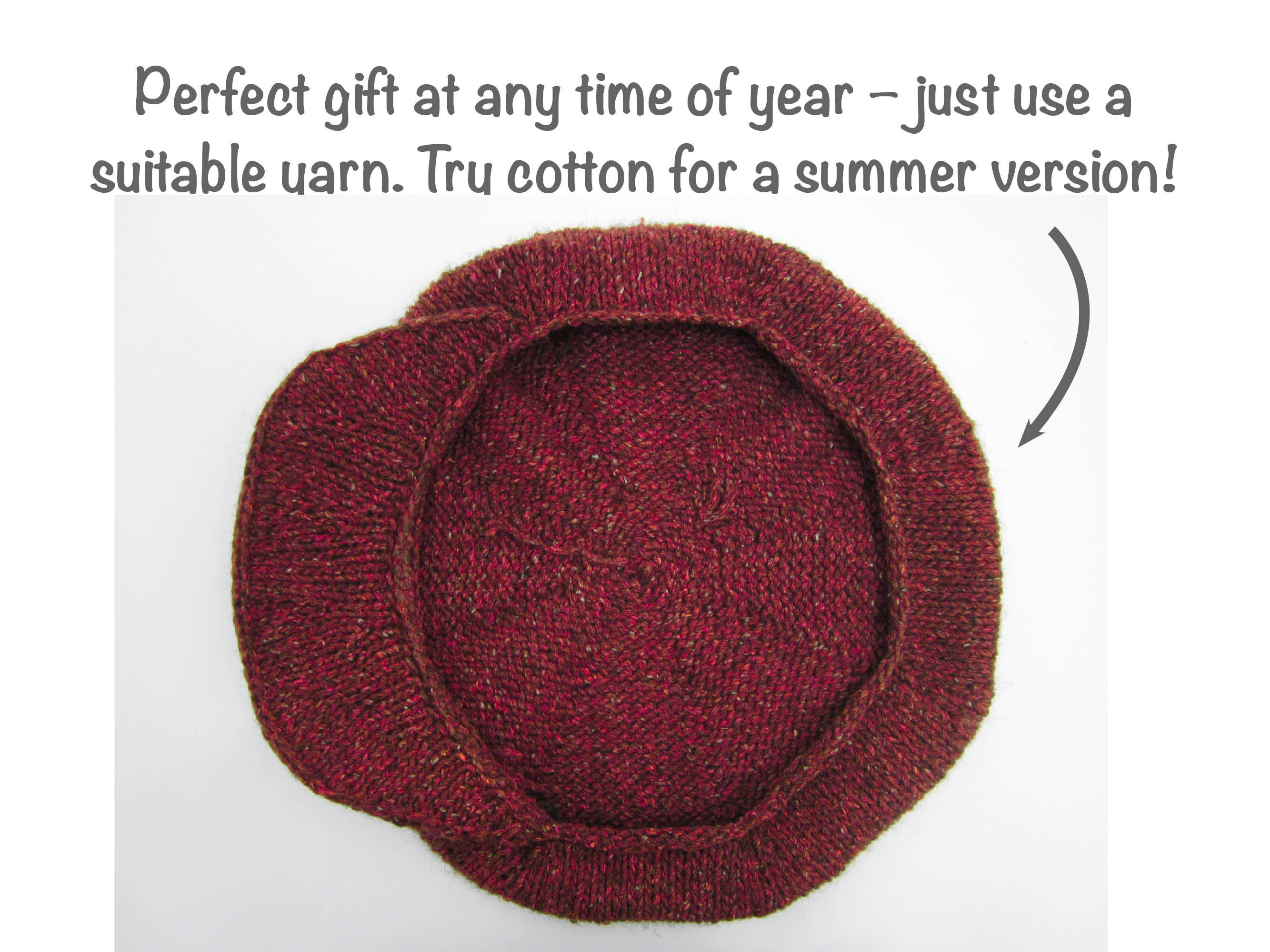 Knitted Baker Boy Hat Pattern Pdf Easy Vintage Newsboy Cap | Etsy