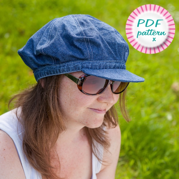 Mens Newsboy Cap Sewing Pattern - Etsy