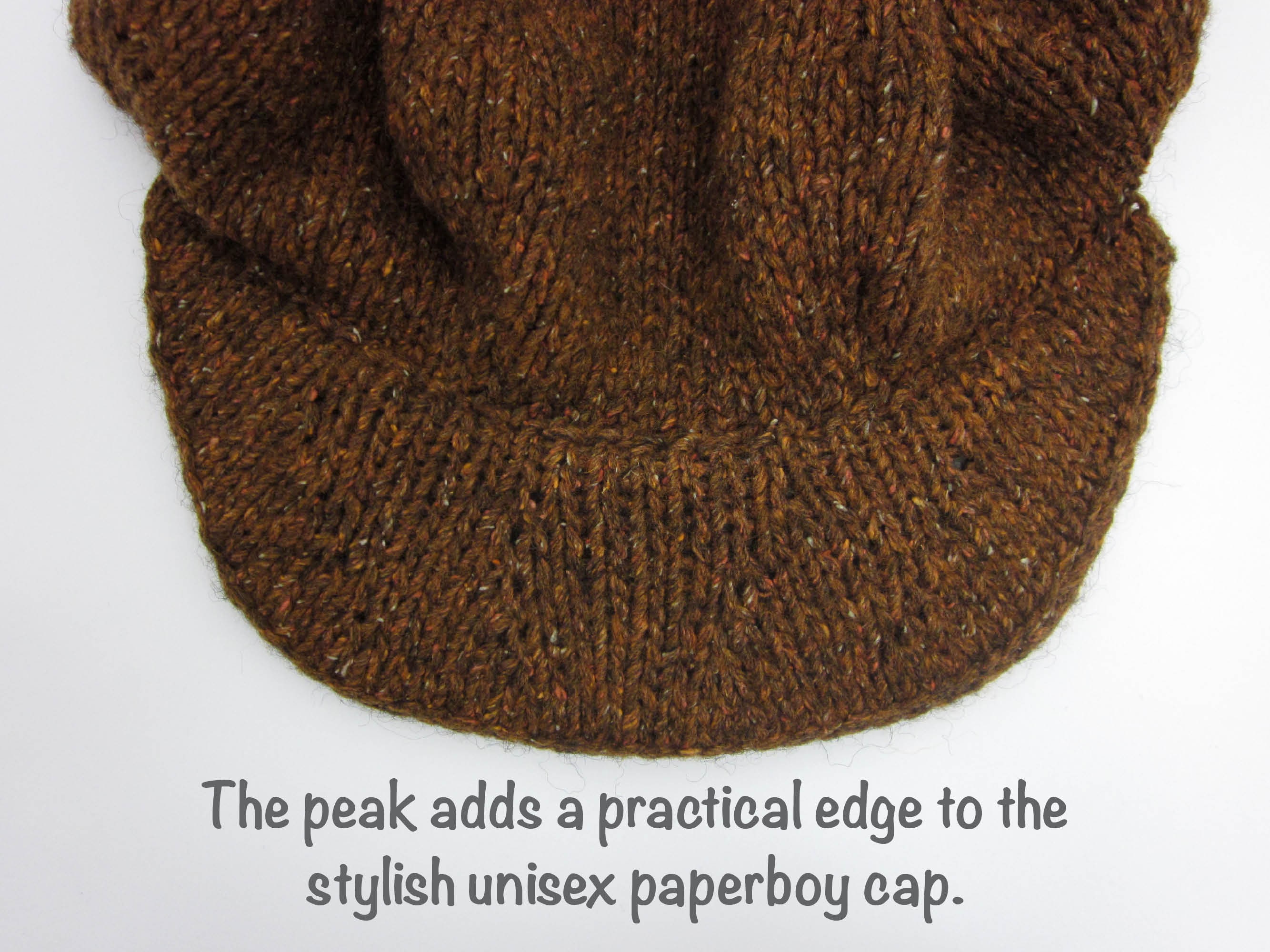 Knitted Baker Boy Hat Pattern Pdf Easy Vintage Newsboy Cap | Etsy