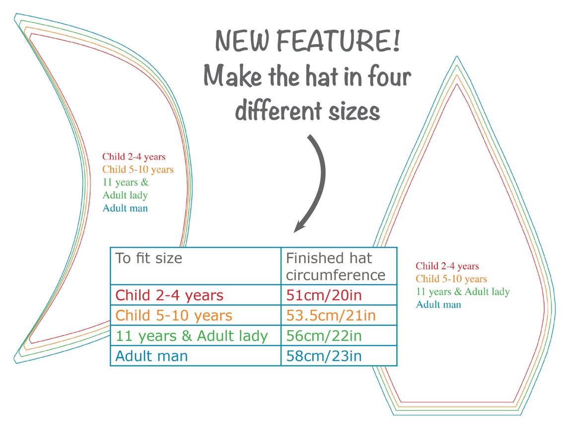 Baker Boy Hat Sewing Pattern Newsboy Cap in 4 Sizes Beginner | Etsy