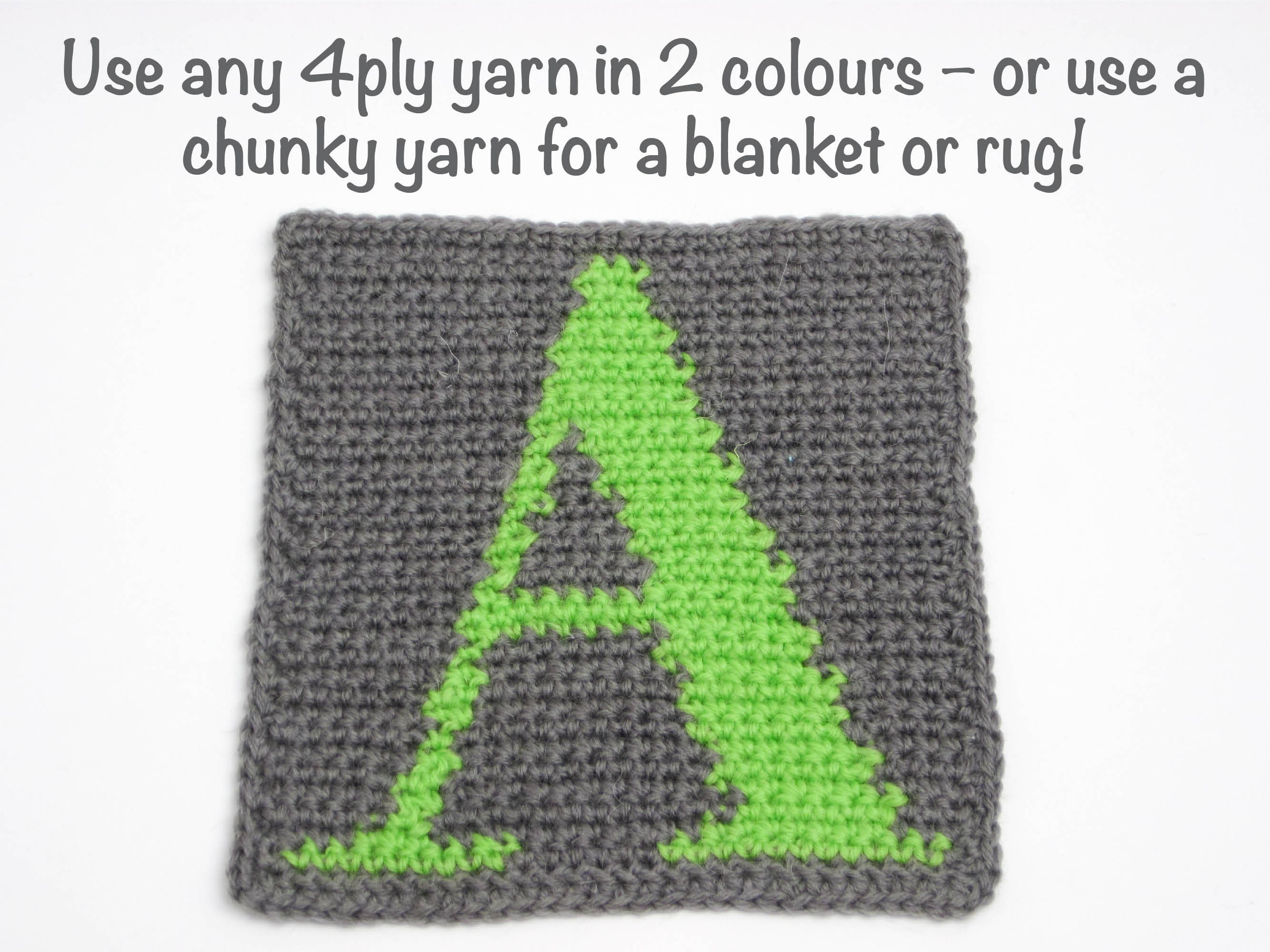Crochet Alphabet Pattern Pdf, A to Z Letter Squares, New Mum Baby ...
