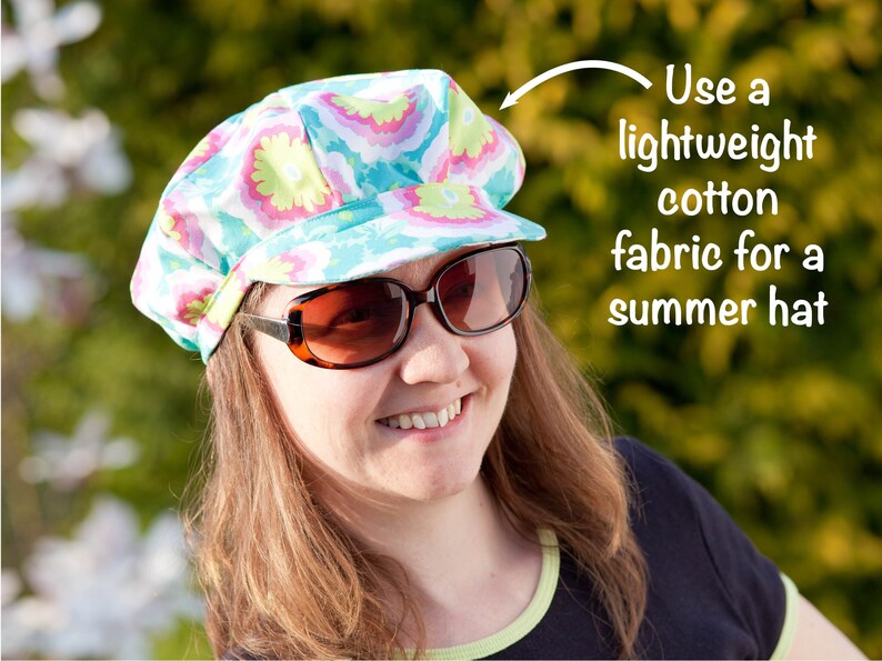 Baker Boy Hat Sewing Pattern Newsboy Cap in 4 Sizes Beginner | Etsy