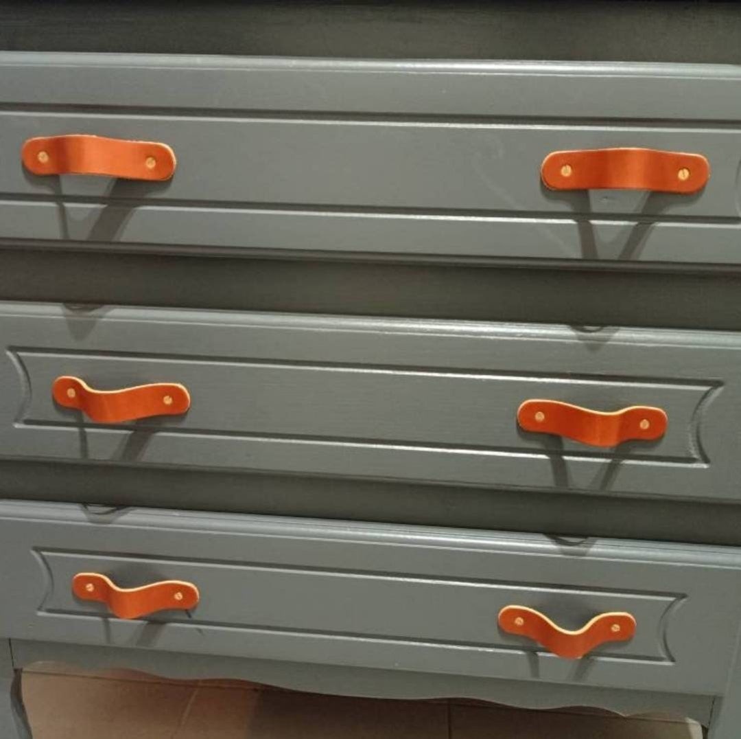 Leather Handles, Door Handle, Vanity Button, Leather Handles, Handle ...