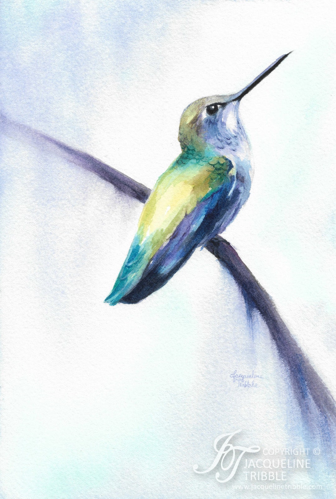 Épreuve aquarelle colibri Colibri dAnna Art des oiseaux - Etsy France