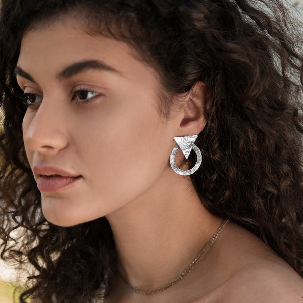 Edgy Earrings - Etsy