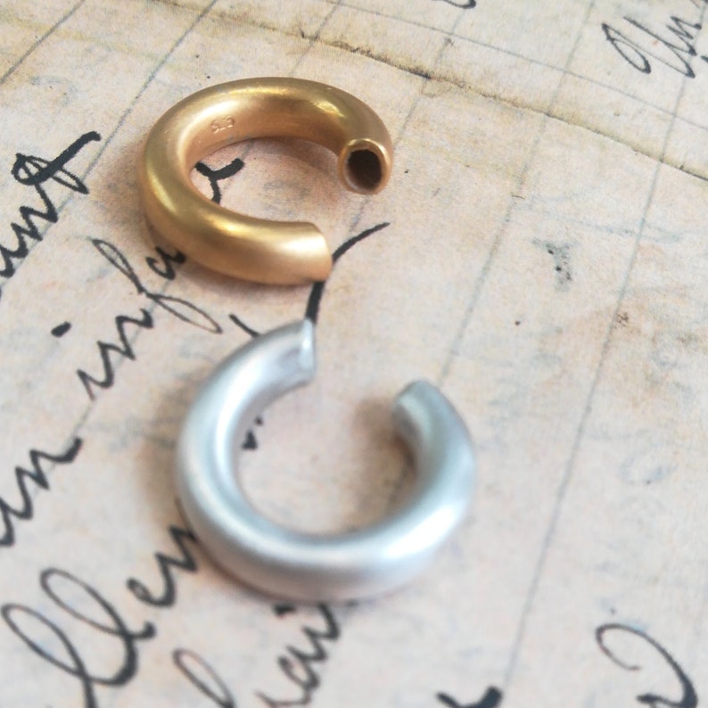 Gold Cuff Earring, Illusion Earring, Ear Cuff No Piercing, Conch Hoop ...