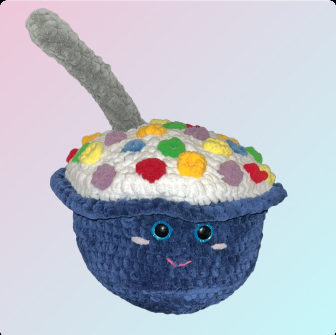 Bowl of Froot Loops Plush - Etsy