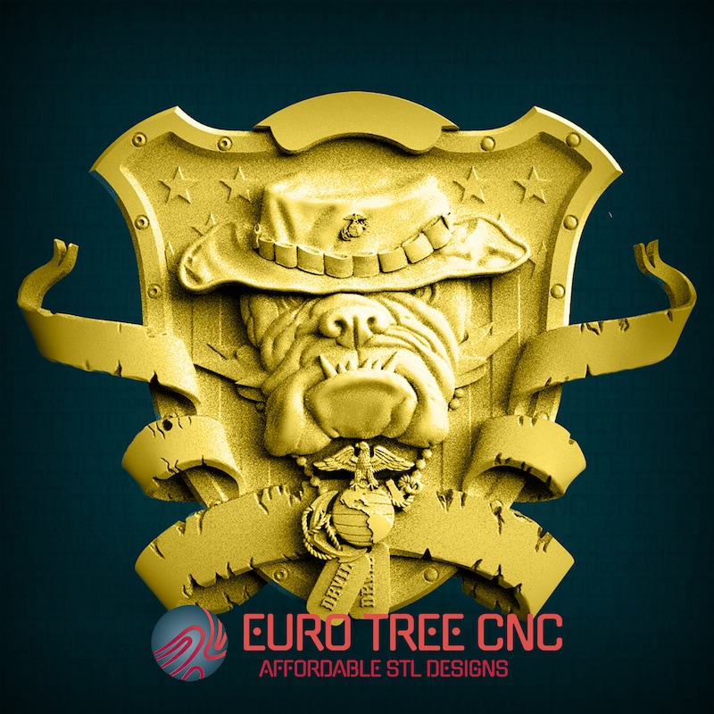 Marine Corps Stl File - Etsy