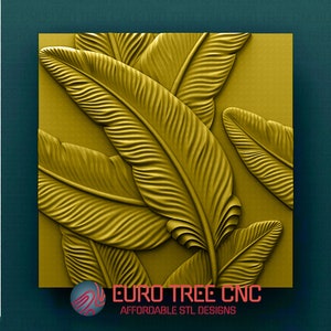 Feathers 3D STL Model, CNC Router Engraver, Artcam, Aspire, CNC Files ...